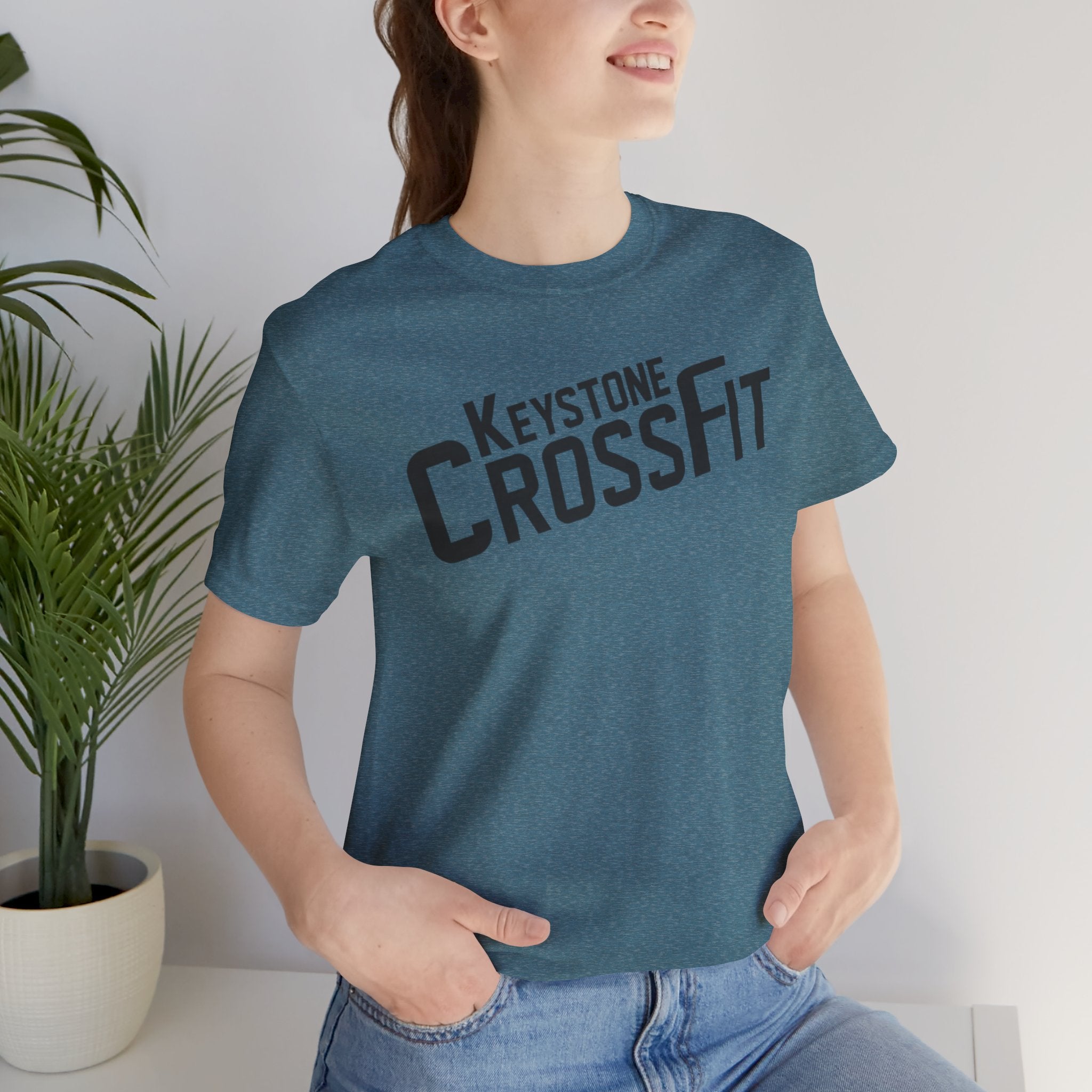 KCF Classic Black Logo Tee – Keystone CrossFit Store